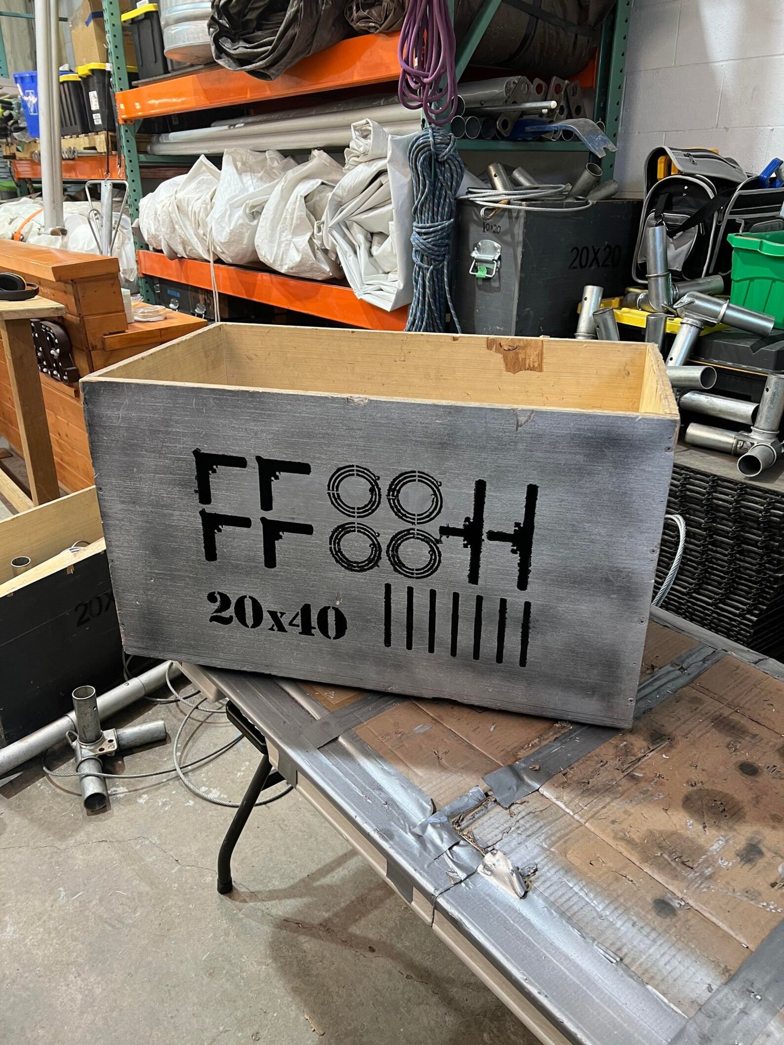 20x40 Tent Hardware Stencil | Digital Download | PDF & SVG Files - Etsy