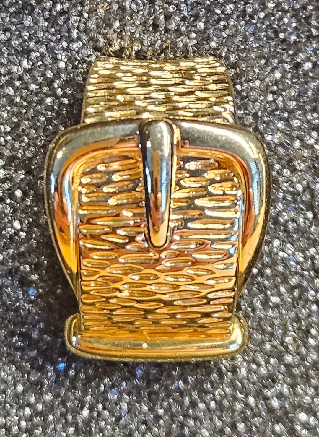 Ross Simon Buckle Ring Gold Over Sterling Silver 925 - Etsy