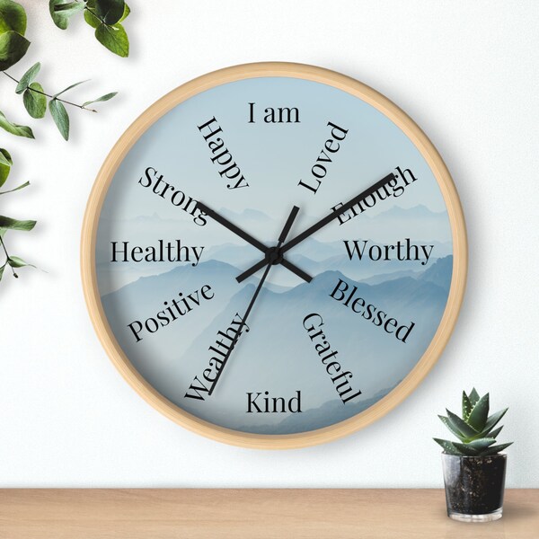 Self Care Wall Clock - Etsy