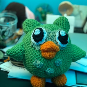Crochet Duolingo Owl - Etsy