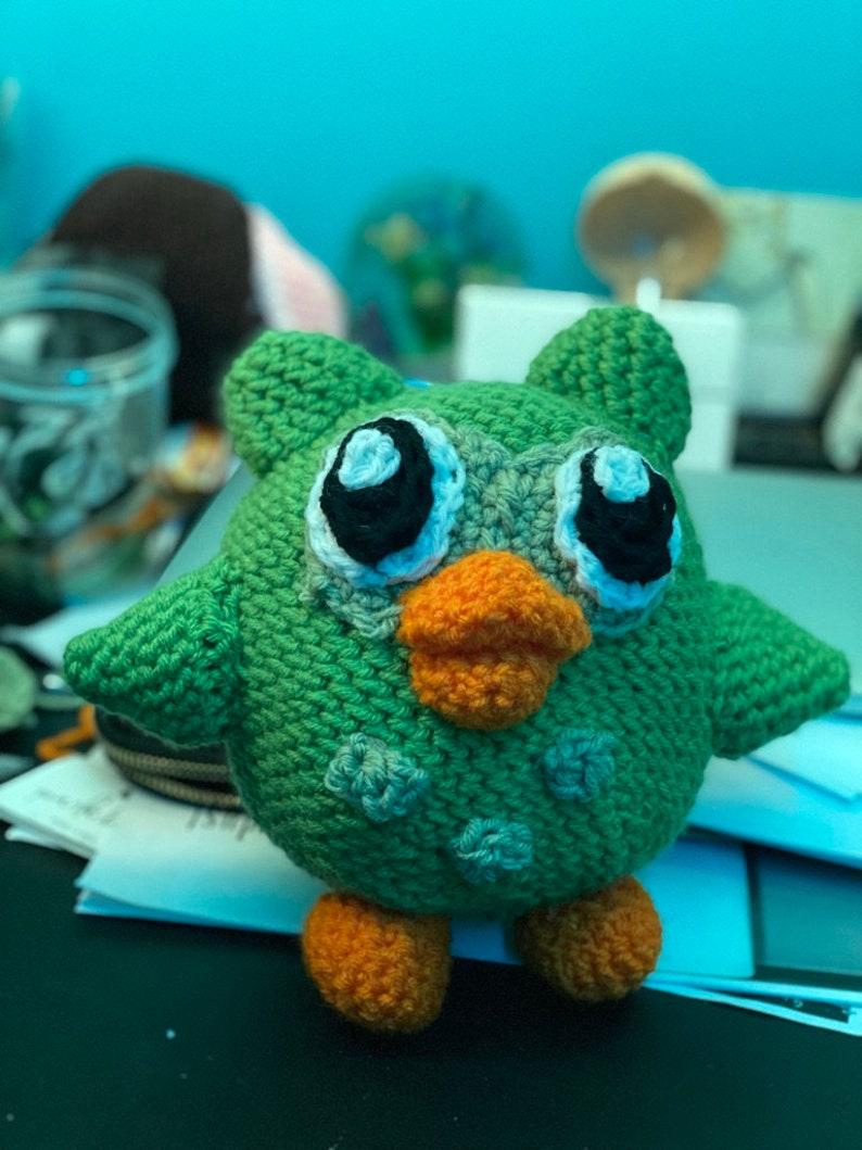 Crochet Duolingo Owl - Etsy