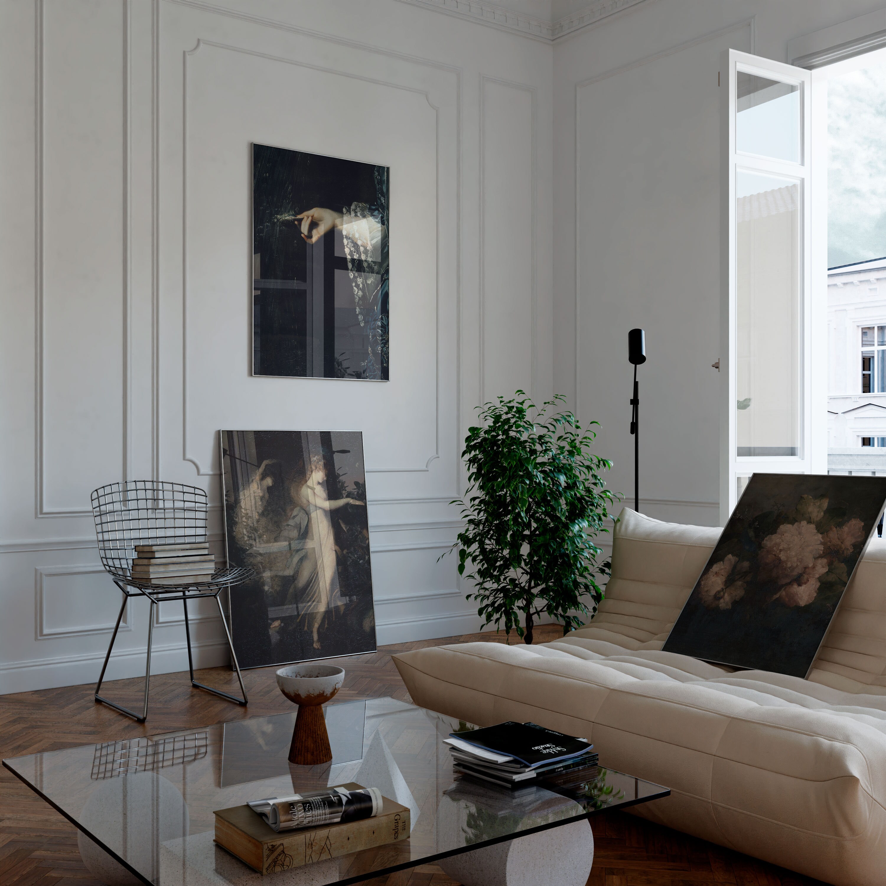 Dark Academia Decor Set of 9 Halloween Printables Moody - Etsy