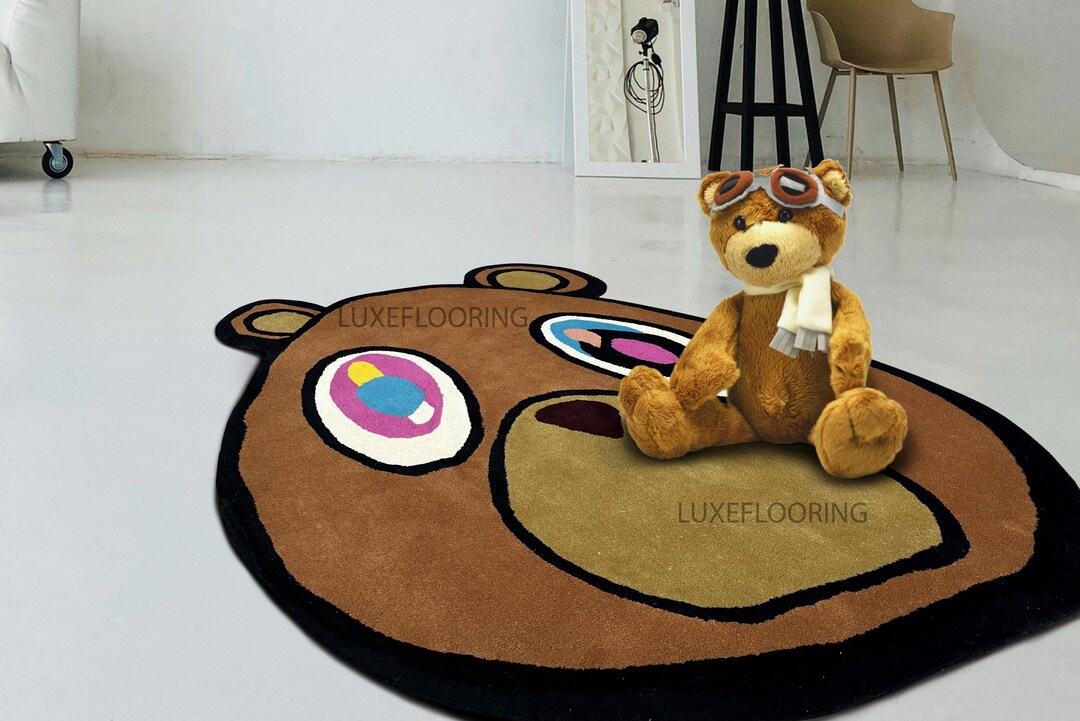 Kanye West Dropout Bear Rug – Graduation Bear Music-inspired Album Rug ...