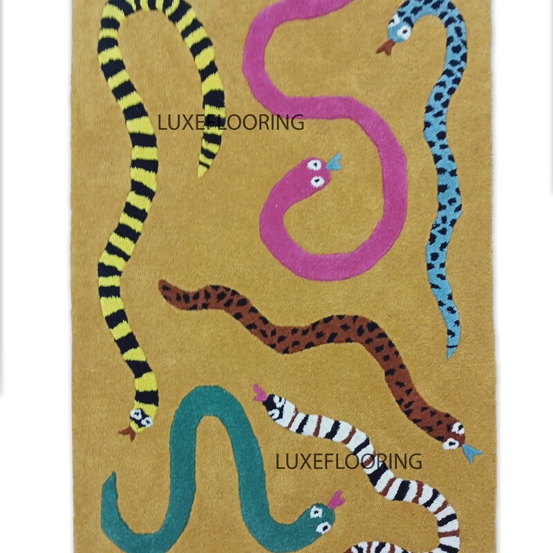 Snake Rug - Etsy