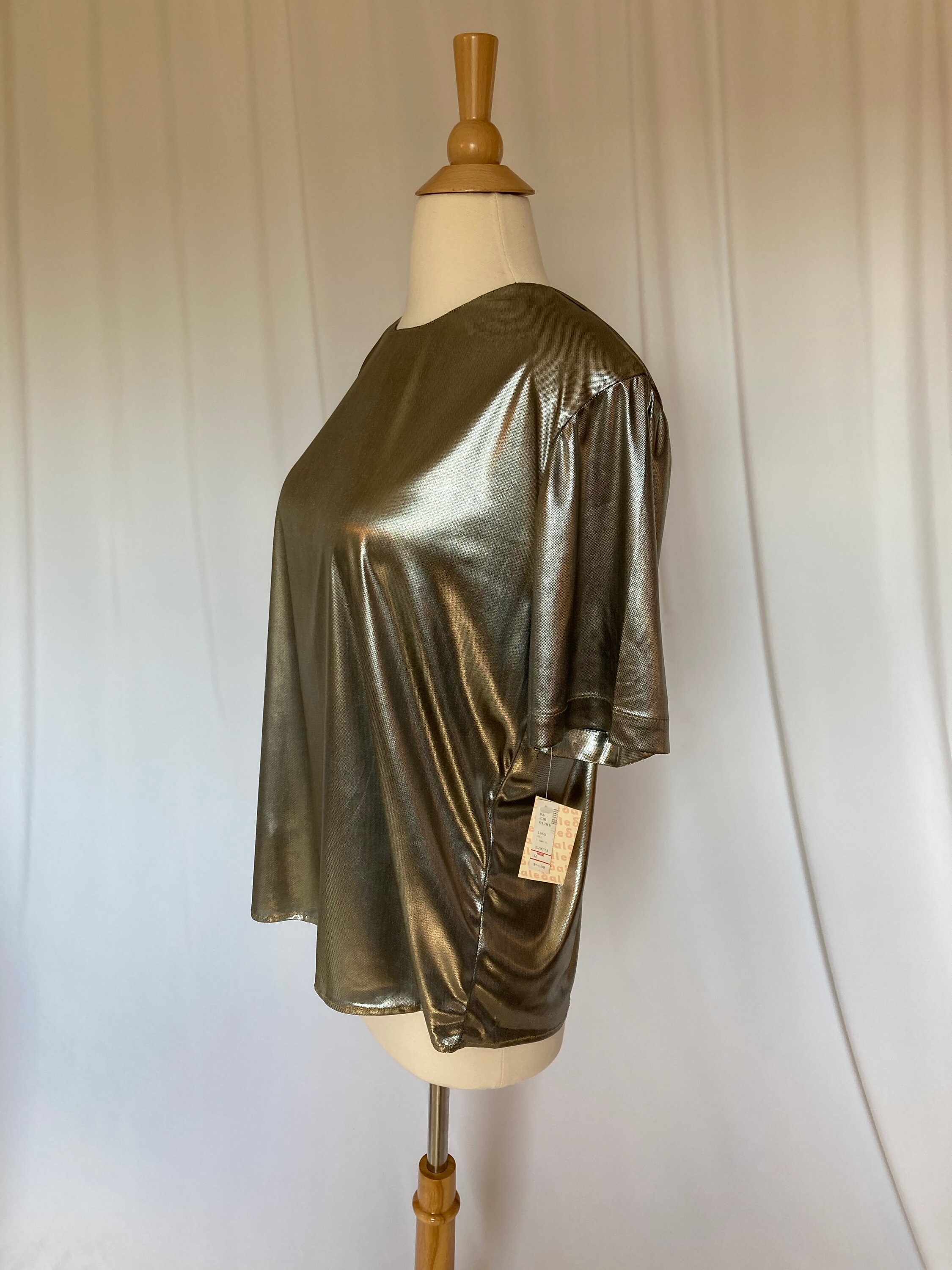 Vintage 80s NWT Liquid Metal Shirt | Medium - Etsy
