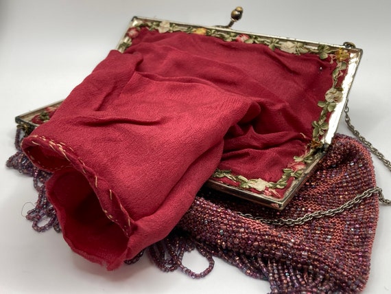 1920s Antique Beaded Purse, Flapper/Art Deco - Gem