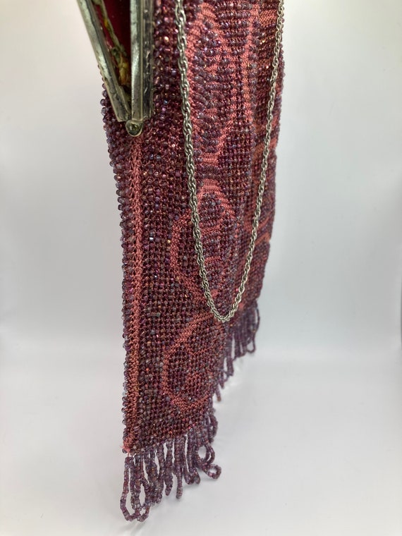 1920s Antique Beaded Purse, Flapper/Art Deco - Gem