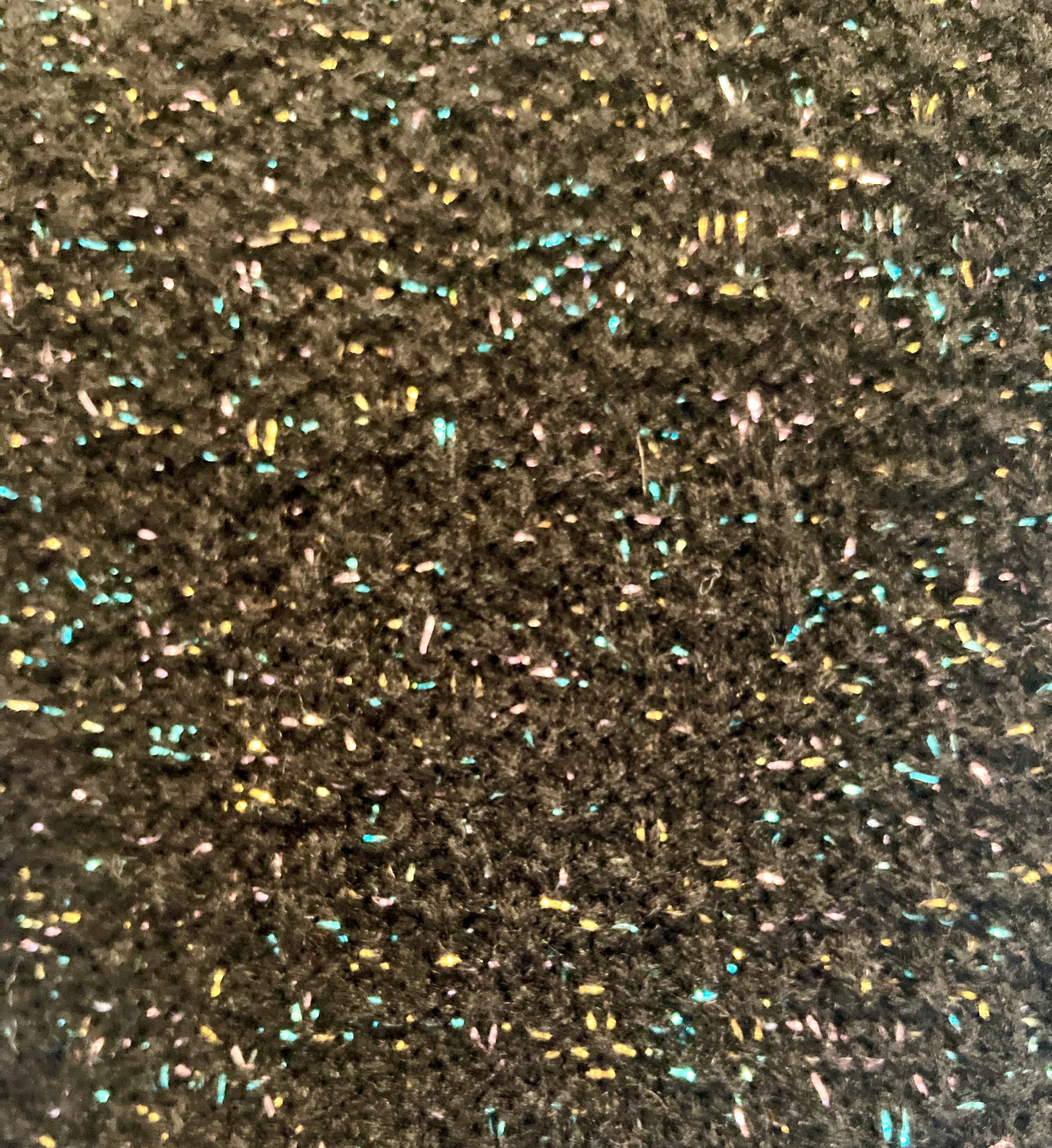 1980s Black and Metallic Sparkling Kate Collins Sweater Medium - Etsy