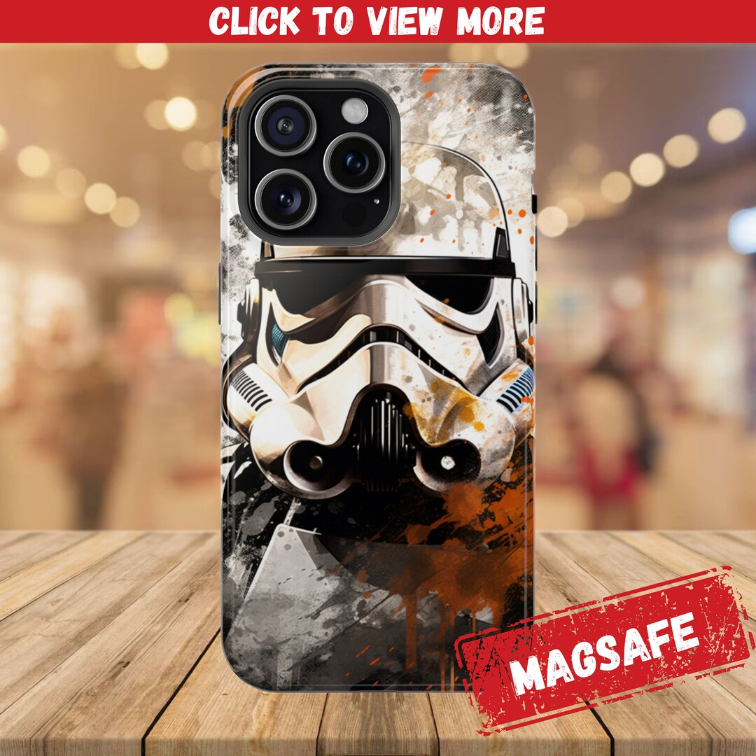 Magsafe Battle-worn Storm Trooper: Case for iPhone 15 Pro Max, 14 Plus ...