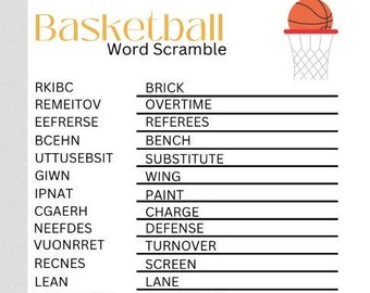 Animals Word Scrambles and Word Searches, Printable Activities and ...