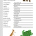 Zoo Word Scrambles and Word Searches, Printable Activities and Games - Etsy