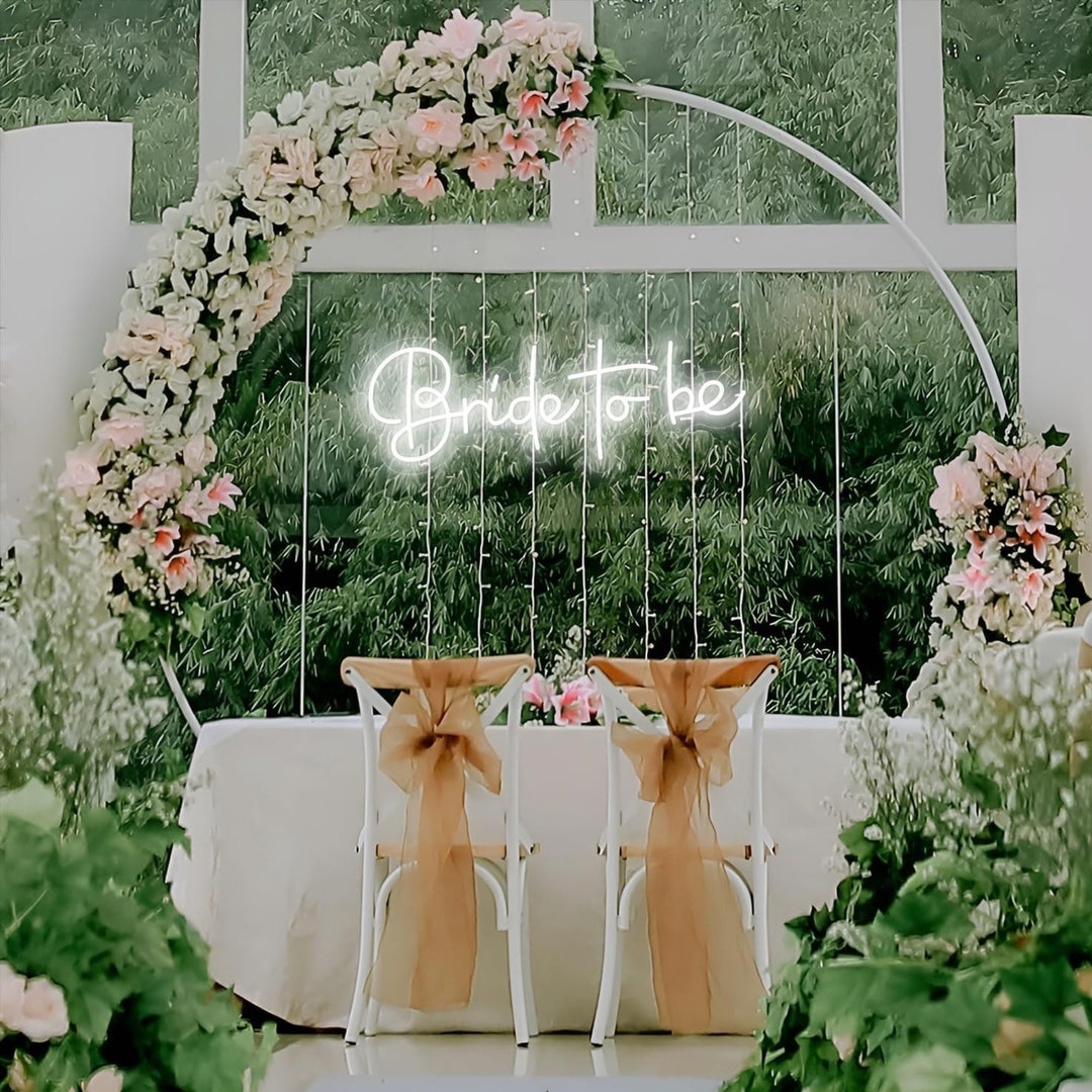 Custom Neon Sign Bride to Be Neon Sign Customize Bridal Shower Gift ...
