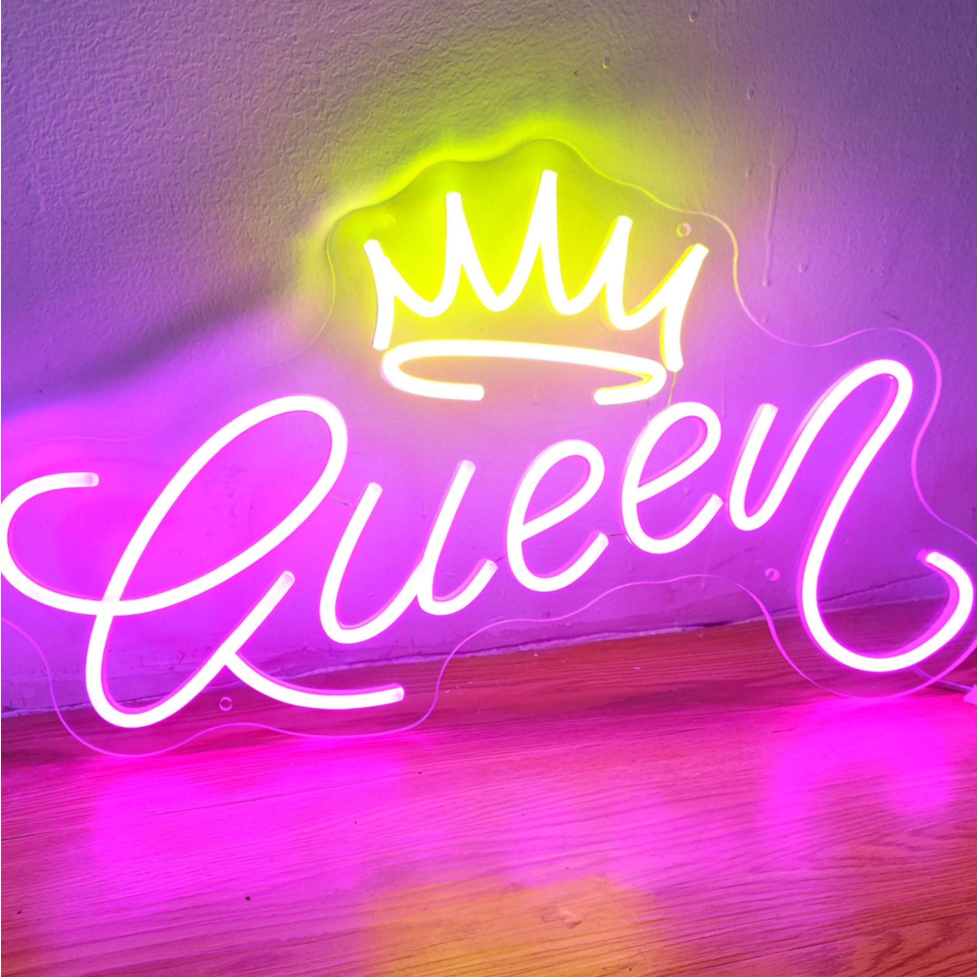 Queen Crown Neon Sign Light up Sign for Wall Gift for Mom Wedding Party ...