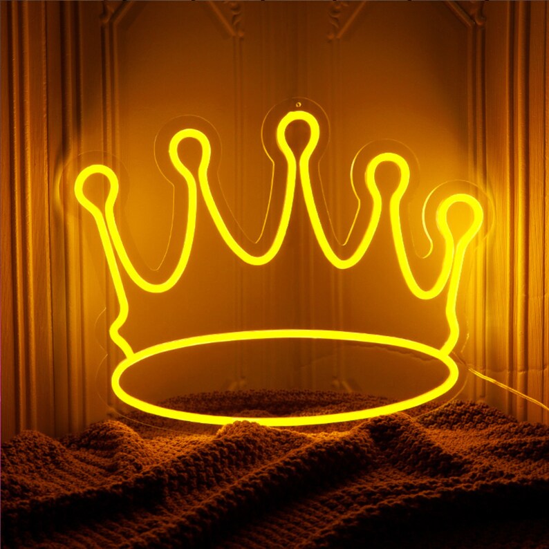 Queen Crown Neon Sign Light up Sign for Wall Gift for Mom Wedding Party ...