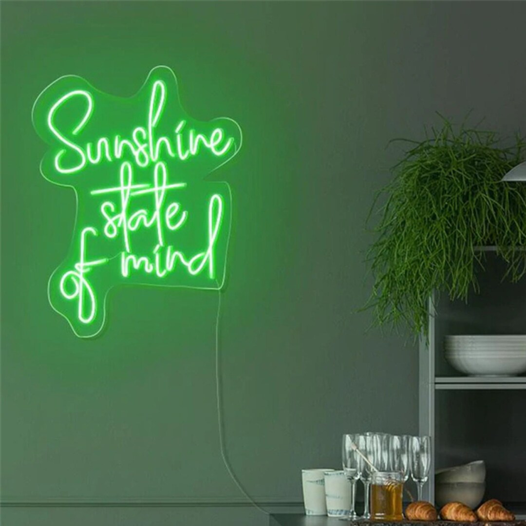 Sunshine State of Mind Neon Sign Hello Sunshine Sign You Are My ...