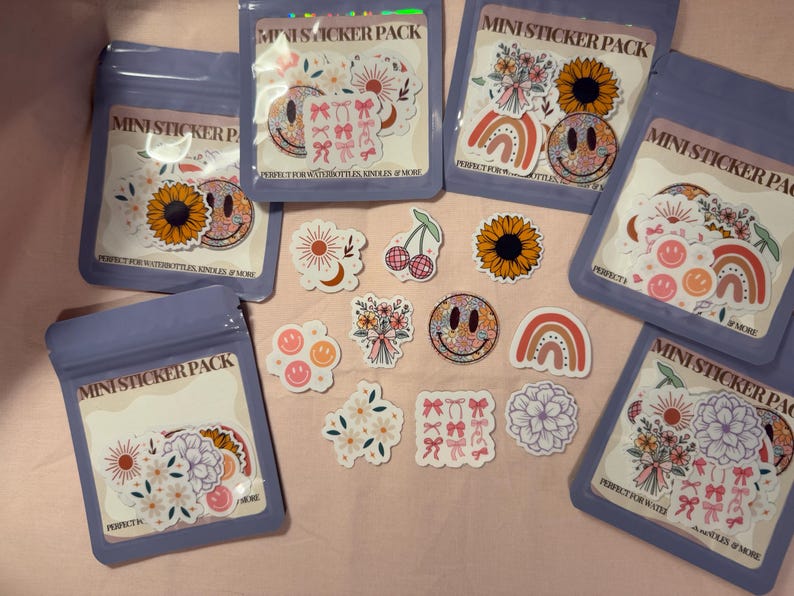 Mini Sticker Pack, Mini Stickers, Filler Stickers, Mini Stickers for ...