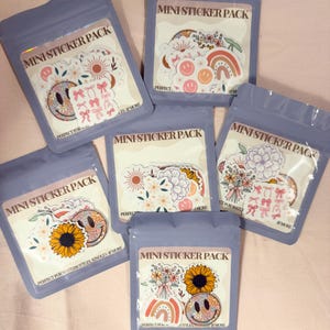 Mini Sticker Pack, Mini Stickers, Filler Stickers, Mini Stickers for ...