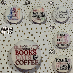 Book Themed Mini Magnets, Mini Magnets, Decorative Magnets, Gift Idea ...