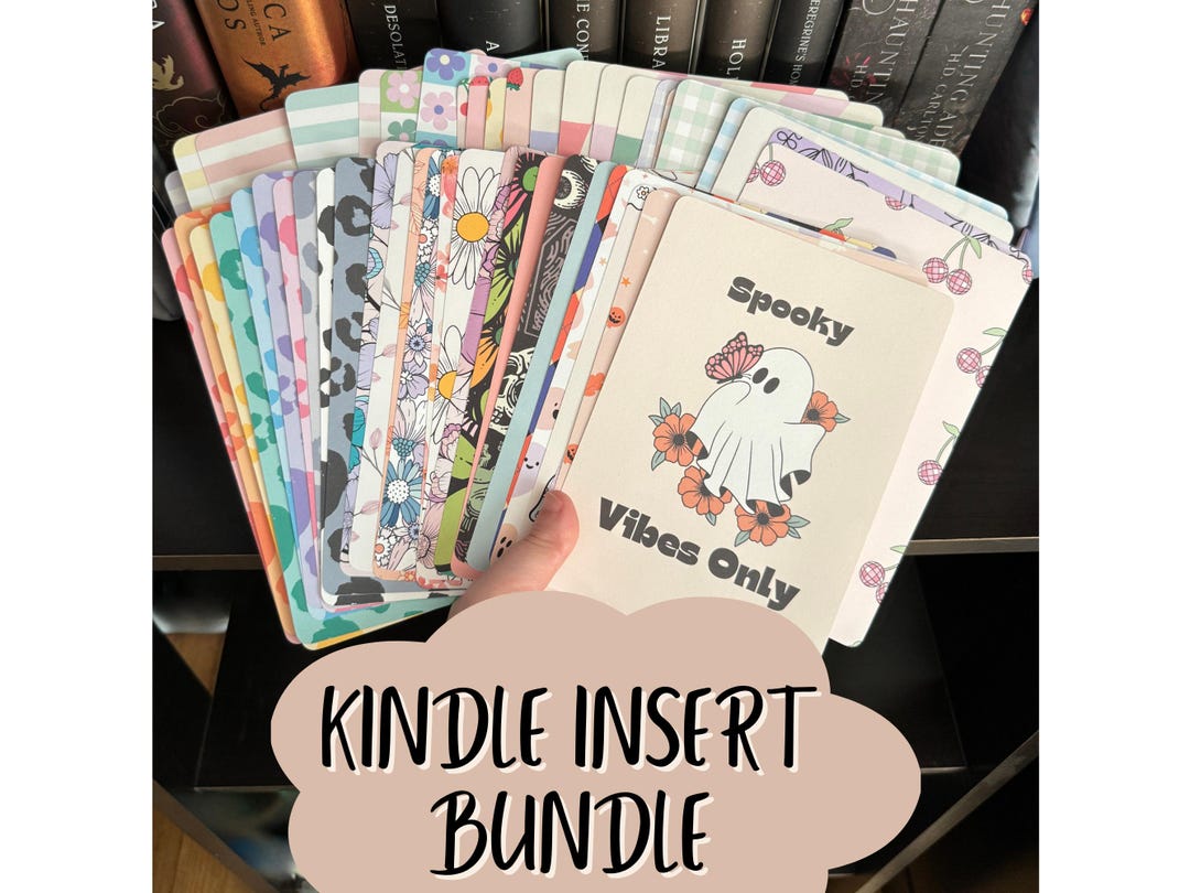 Kindle Paperwhite Insert Bundle, Kindle Inserts, Kindle Paperwhite ...