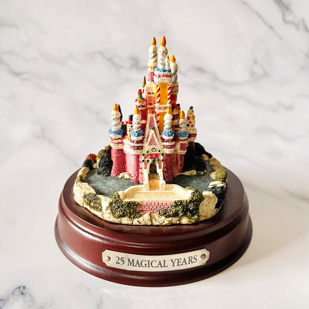 Disney the Art of Disney 25 Magical Years Handcrafted Castle - Etsy