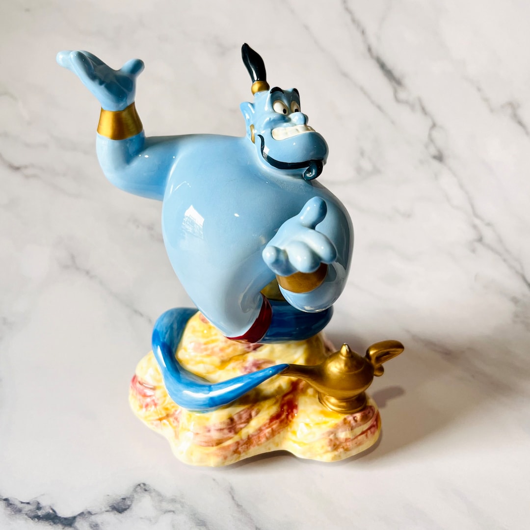 Disneys Genie From Aladdin Music Box, Vintage - Etsy