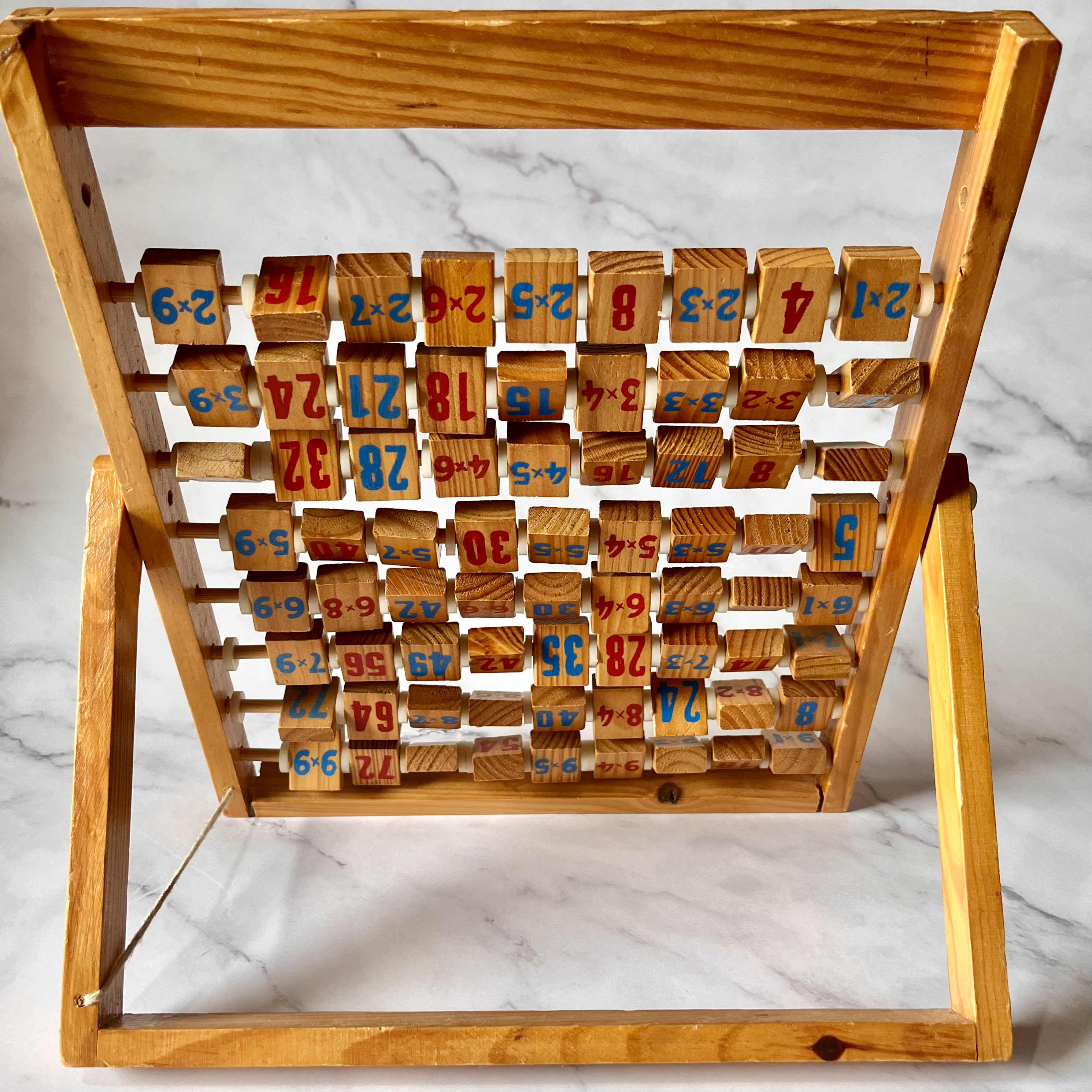 Vintage Multiplication Table Learning Tool - Etsy