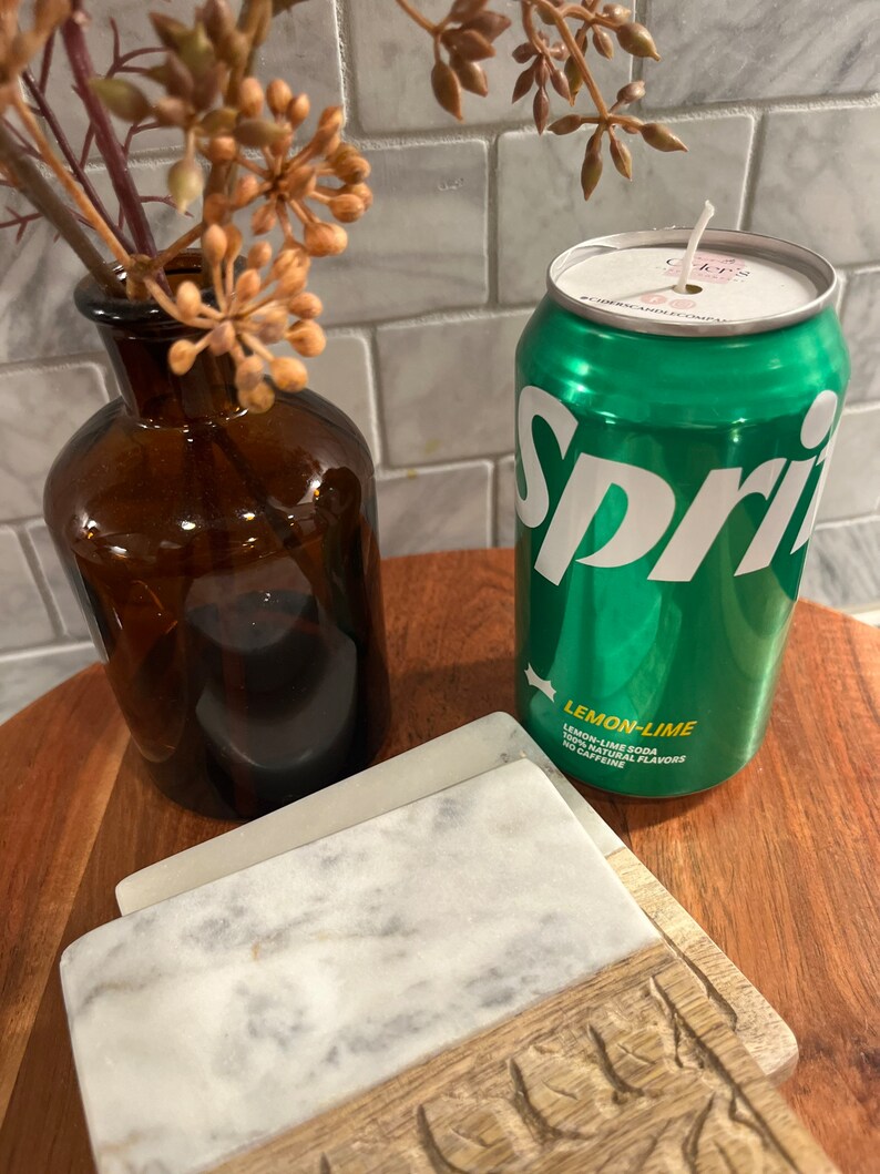 Sprite Candle Can Candle Soda Candle Soy Candle Hand - Etsy