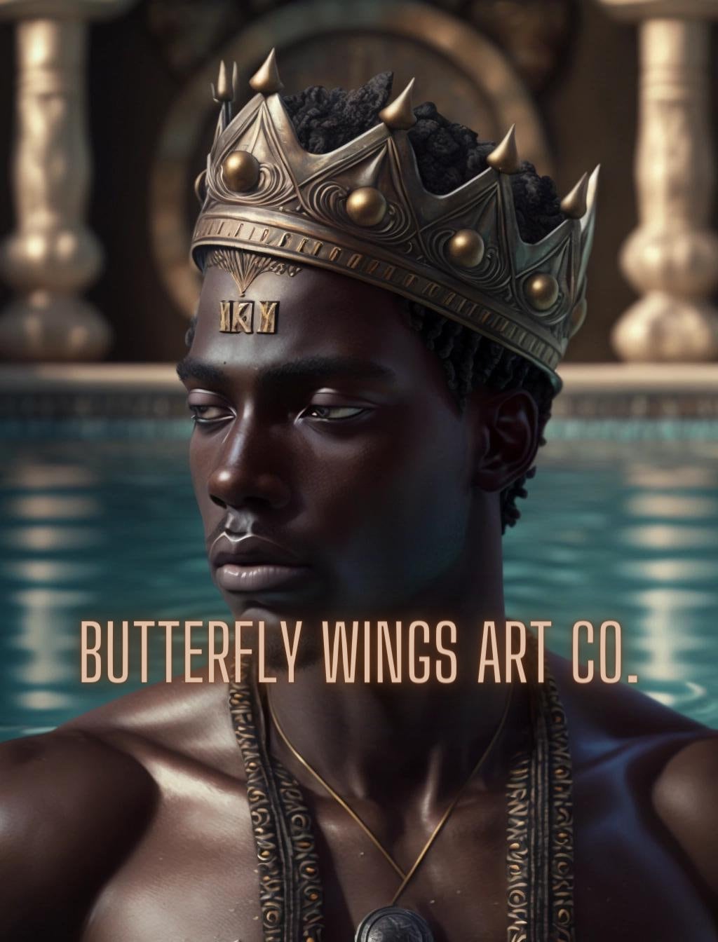 Afrocentric Art Black King Art PNG File Download Digital Art Bundle - Etsy