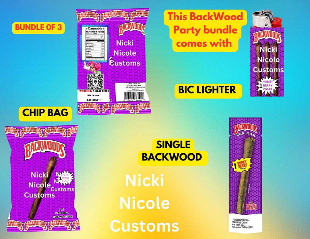 Backwood Party Favor Bundle of 3PURPLE - Etsy