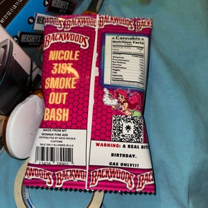 Editable Backwood Barbie Chip Bag Party Favor - Etsy