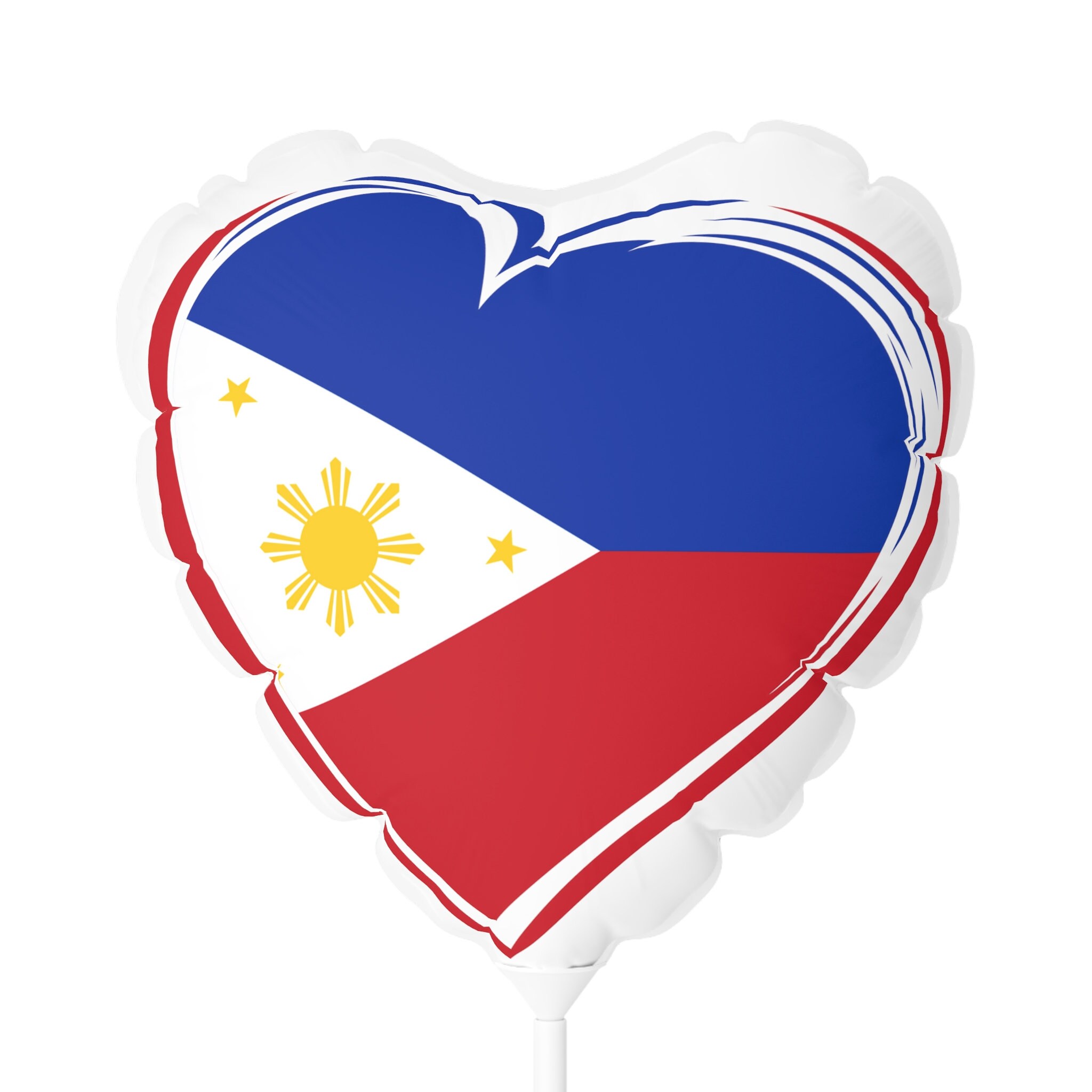 Philippine Flag Mylar Balloon Heart-shaped, 11" - Etsy