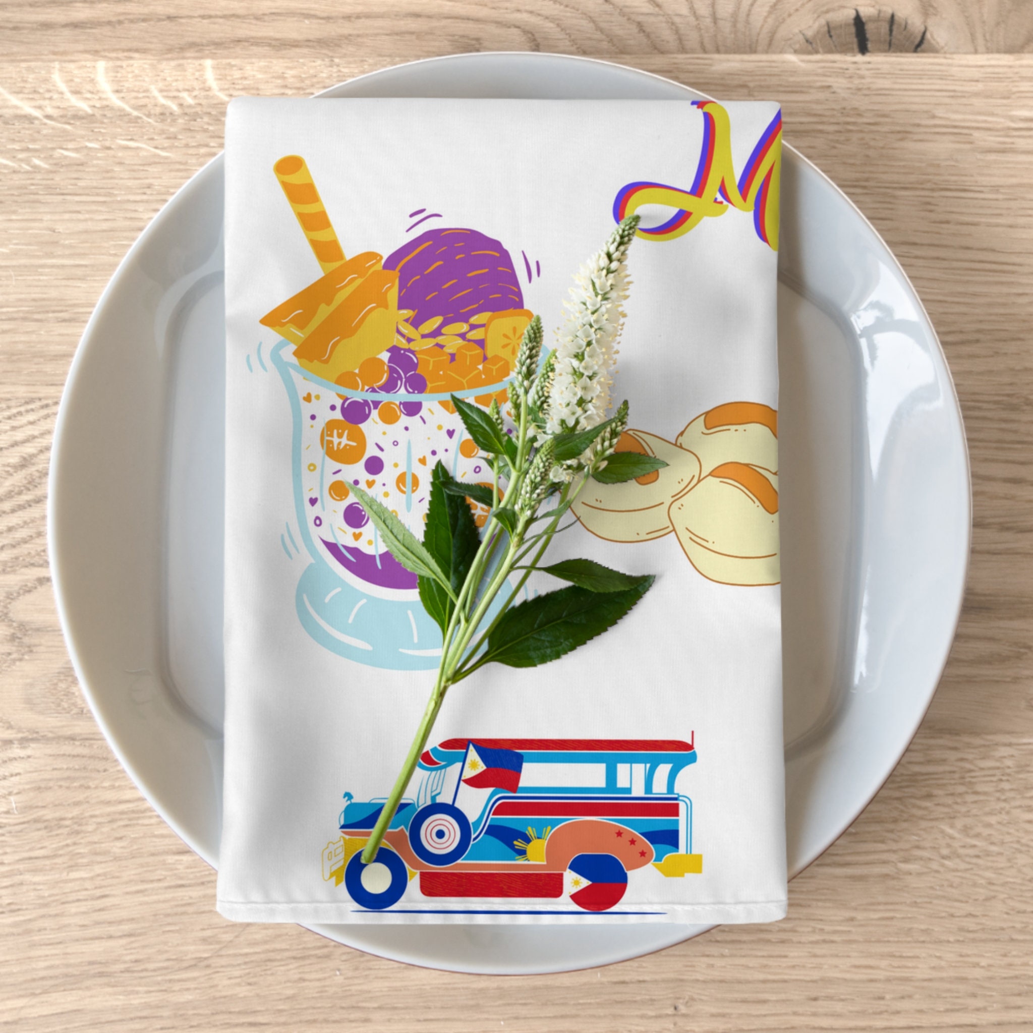 Philippines Culture Fabric Napkins Filipino - Etsy