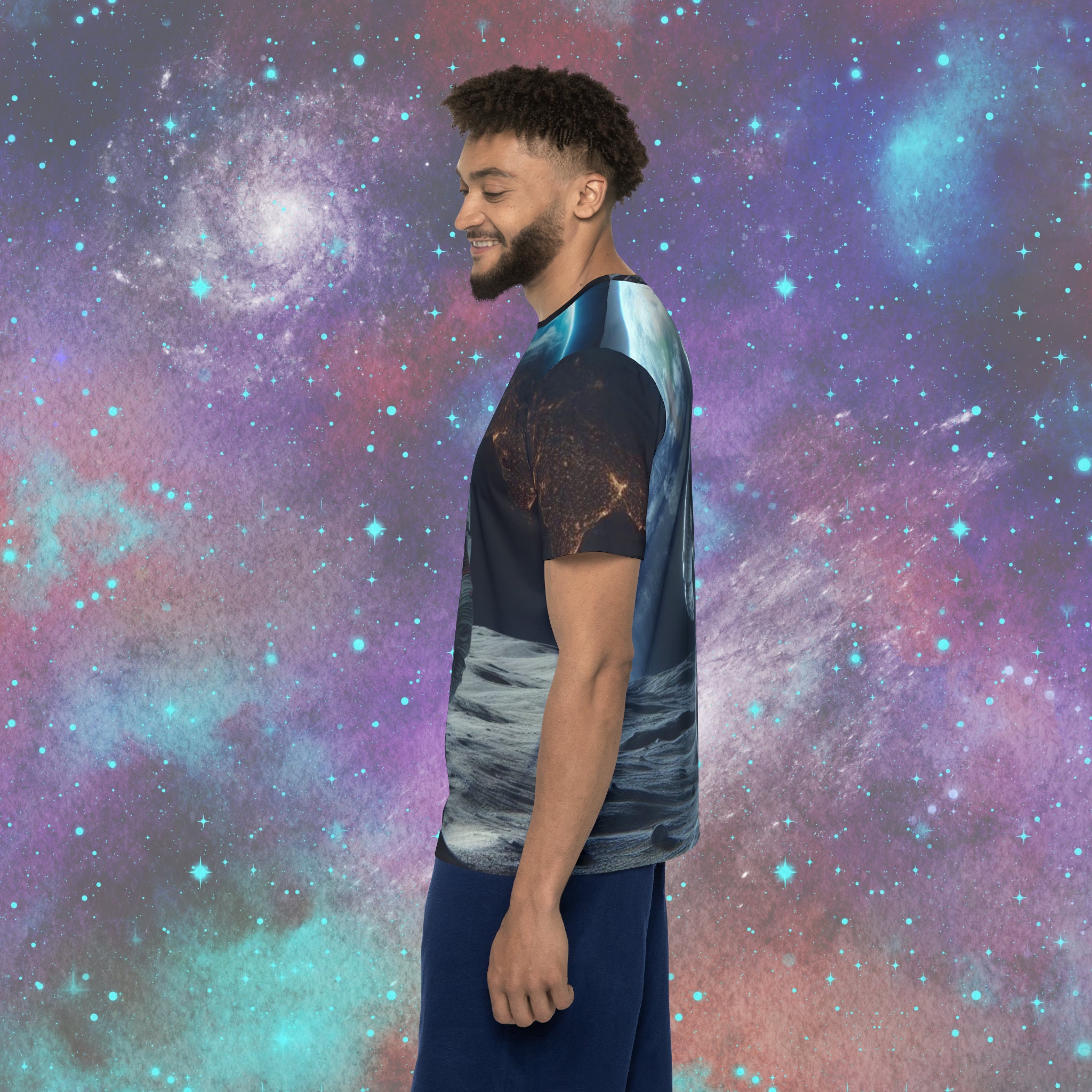 Astronaut on Moon Spaceman Sports Jersey - Etsy