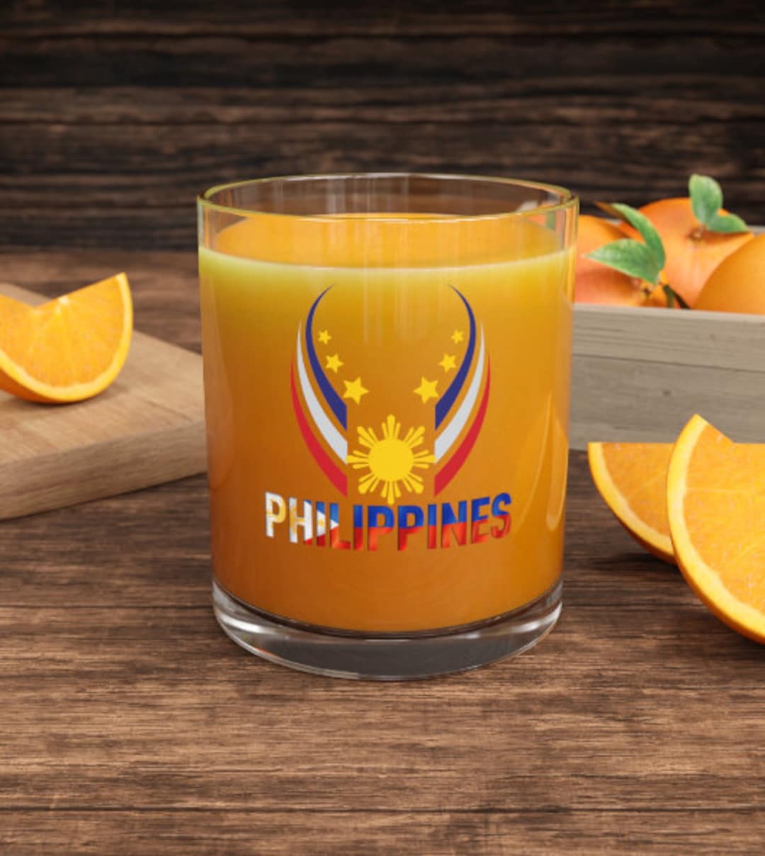 Philippines Drinking Glass Home, Restaurant, Bar, Party, Novelty 2 - Etsy