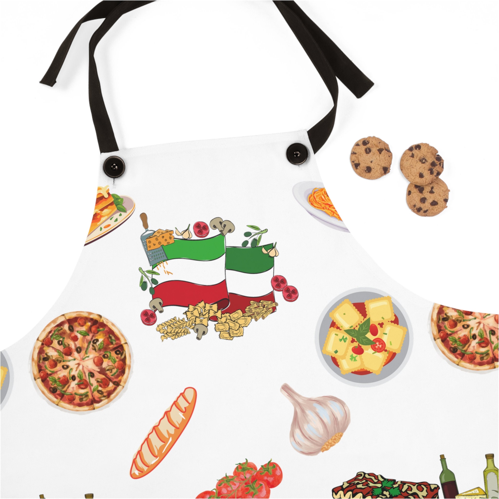Italian Food Cooking Apron - Etsy
