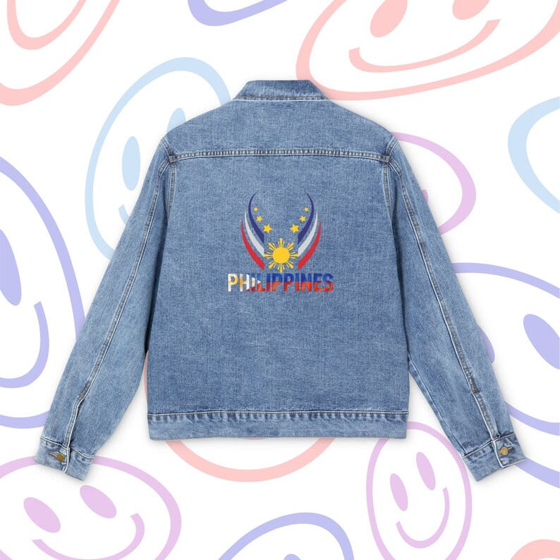 Philippines Men's Denim Jacket - Etsy