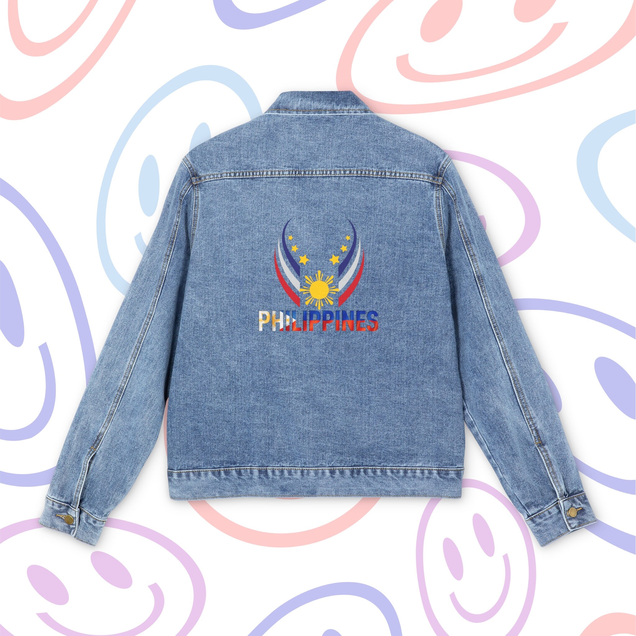 Philippines Men's Denim Jacket - Etsy