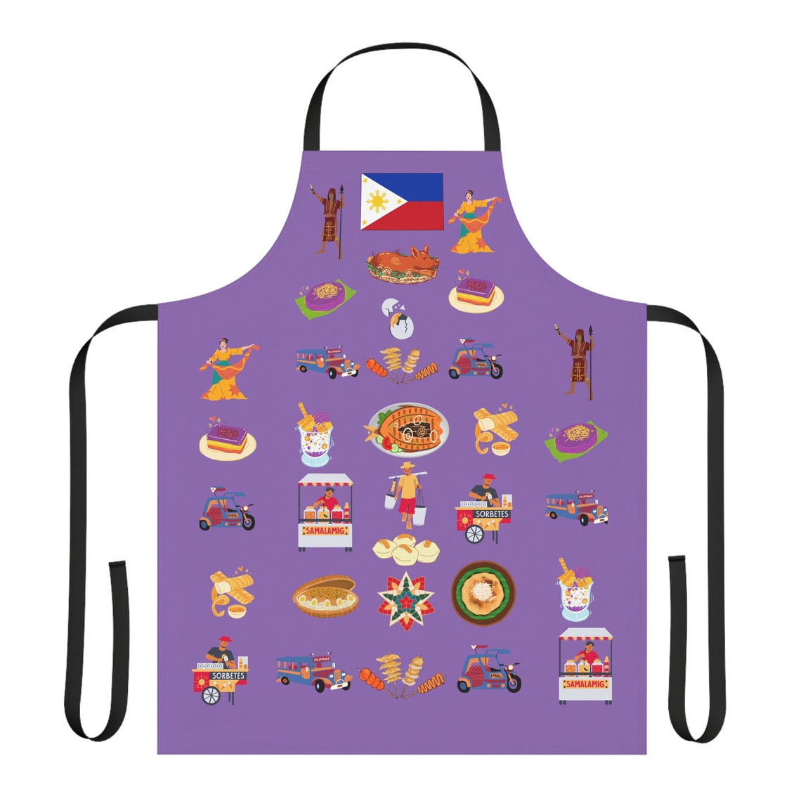 Philippines Filipino Culture Food Cooking Art Apron 2 - Etsy