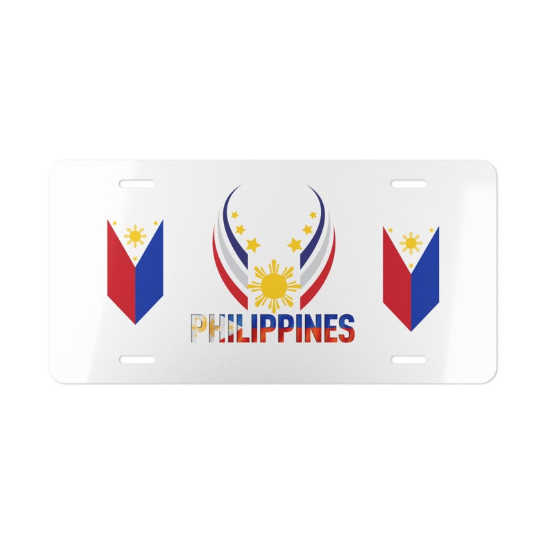 Philippines Vanity Plate - Etsy