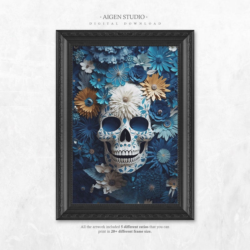 Sugar Skull Poster - Etsy