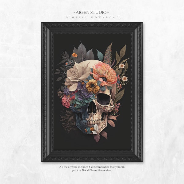 Sugar Skull Poster - Etsy