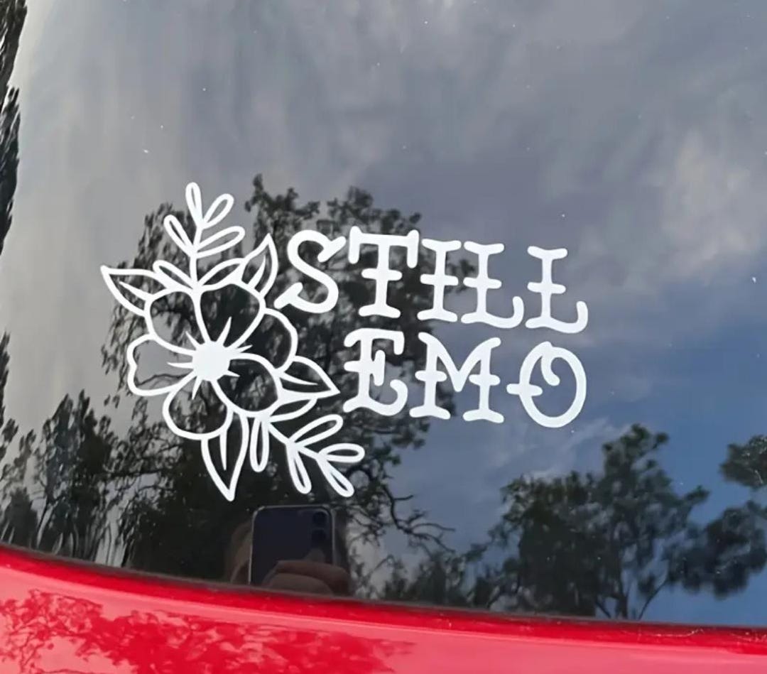Still Emo Gothic Font Vinyl Decal Bumper Window Cup Electronics ...