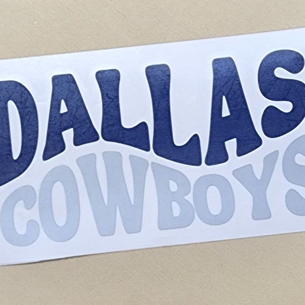 Dallas Cowboys Window Decal for Car - Etsy