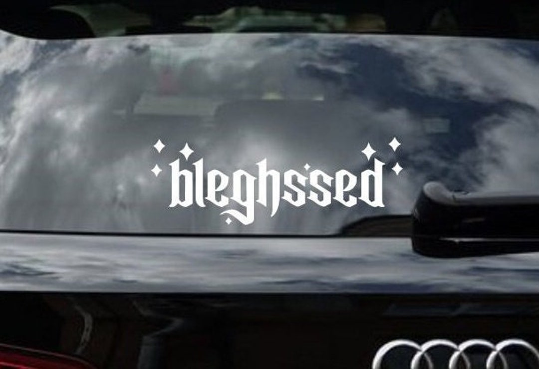 Bleghssed Blegh Stars Sparkle Metalcore Vinyl Decal for Cars, Trucks ...