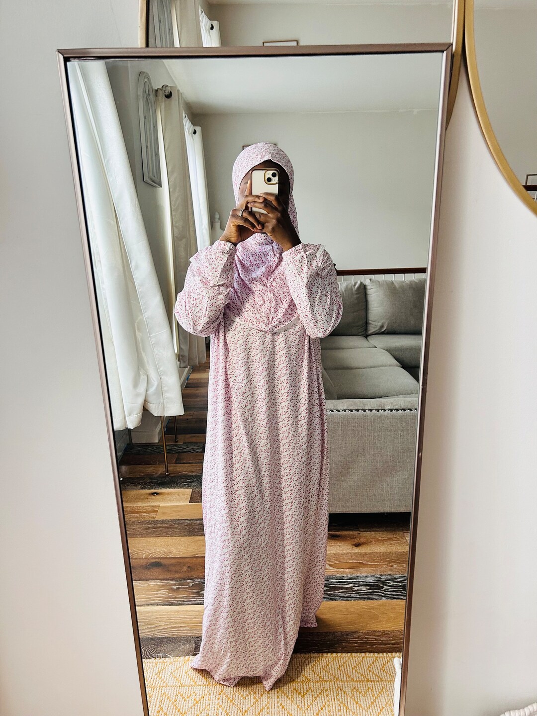 Muslim Prayer Dress Kaftan Abayas Prayer Abaya Hijab - Etsy