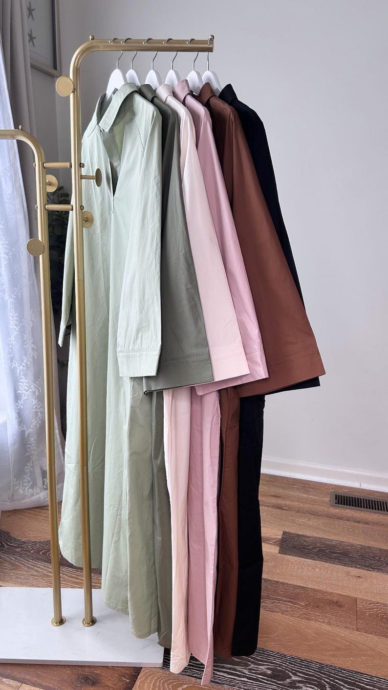 Cotton Summer Abaya Dress Women | Lightweight Breathable Modest Maxi ...