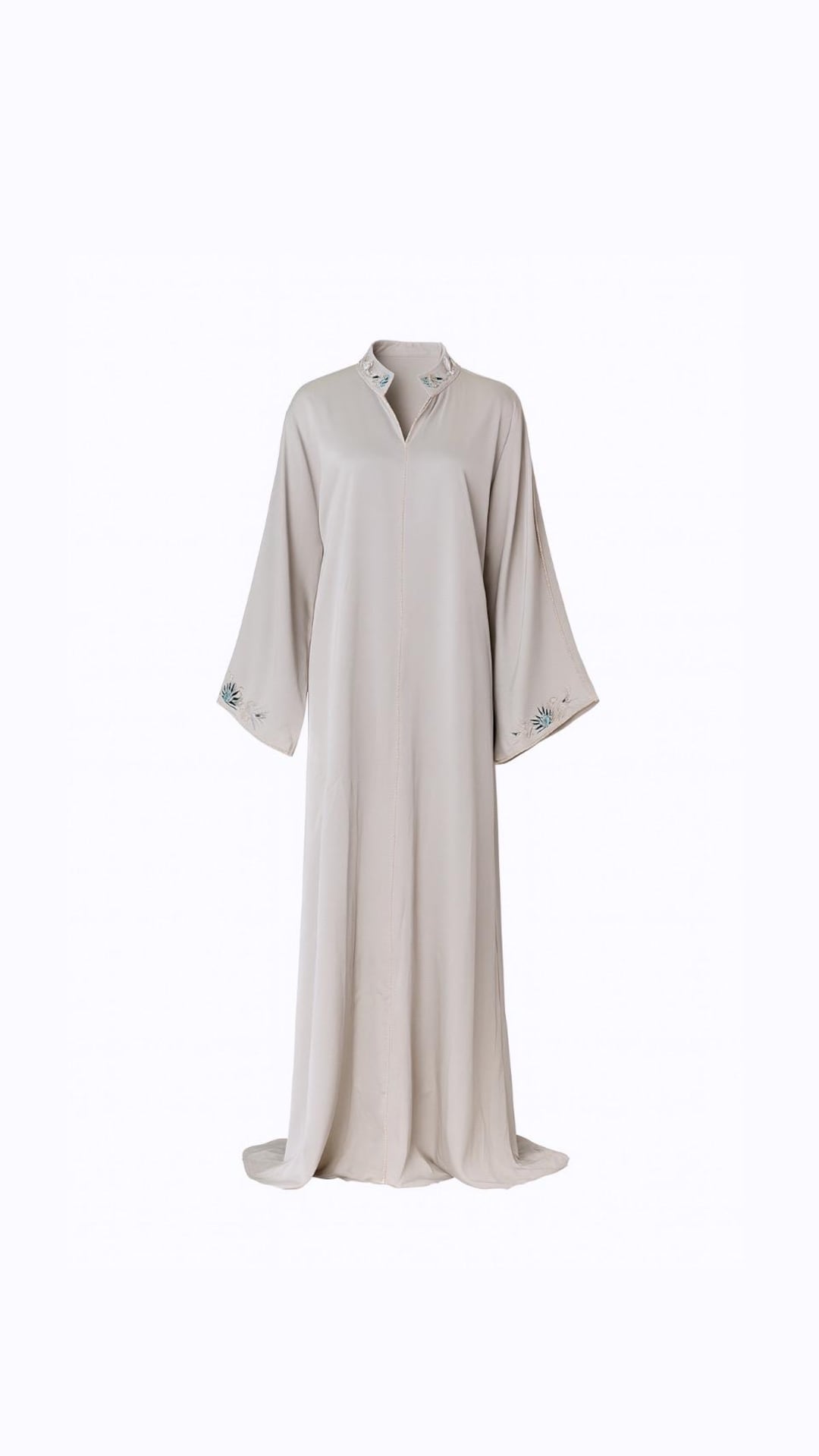 Elegant Eid Embroidered Abaya • Modest Muslim Dress • Ramadan Outfit ...