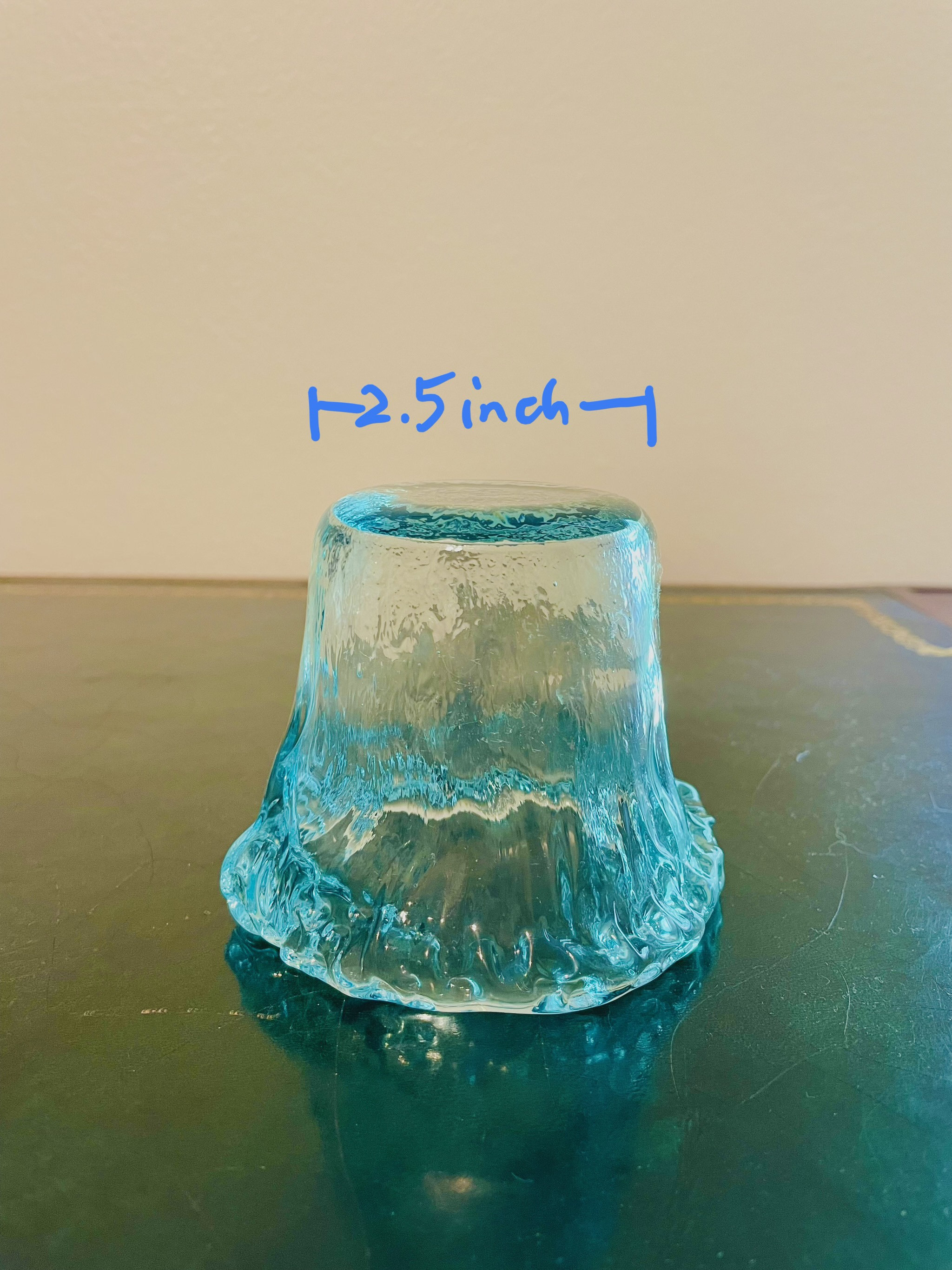 Vintage Pale Blue Scandinavian Ice Glass C. 1970s - Etsy