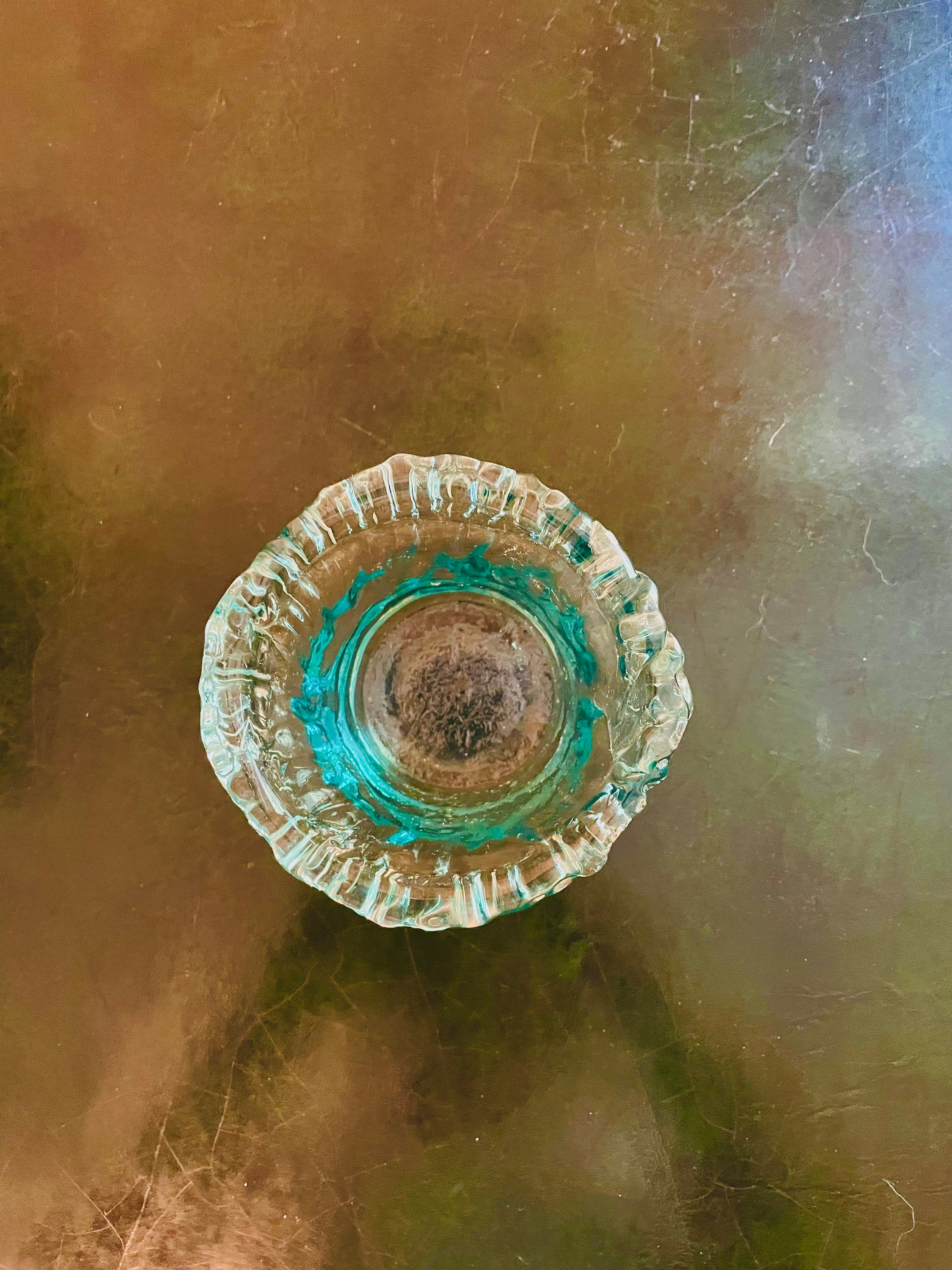 Vintage Pale Blue Scandinavian Ice Glass C. 1970s - Etsy