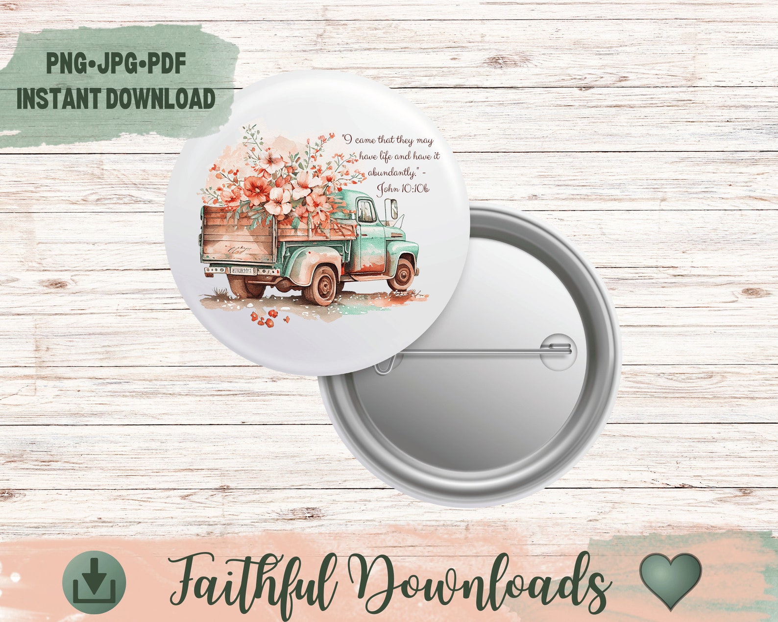 Bible Verse PNG Files Spring Quotes Vintage Truck With - Etsy